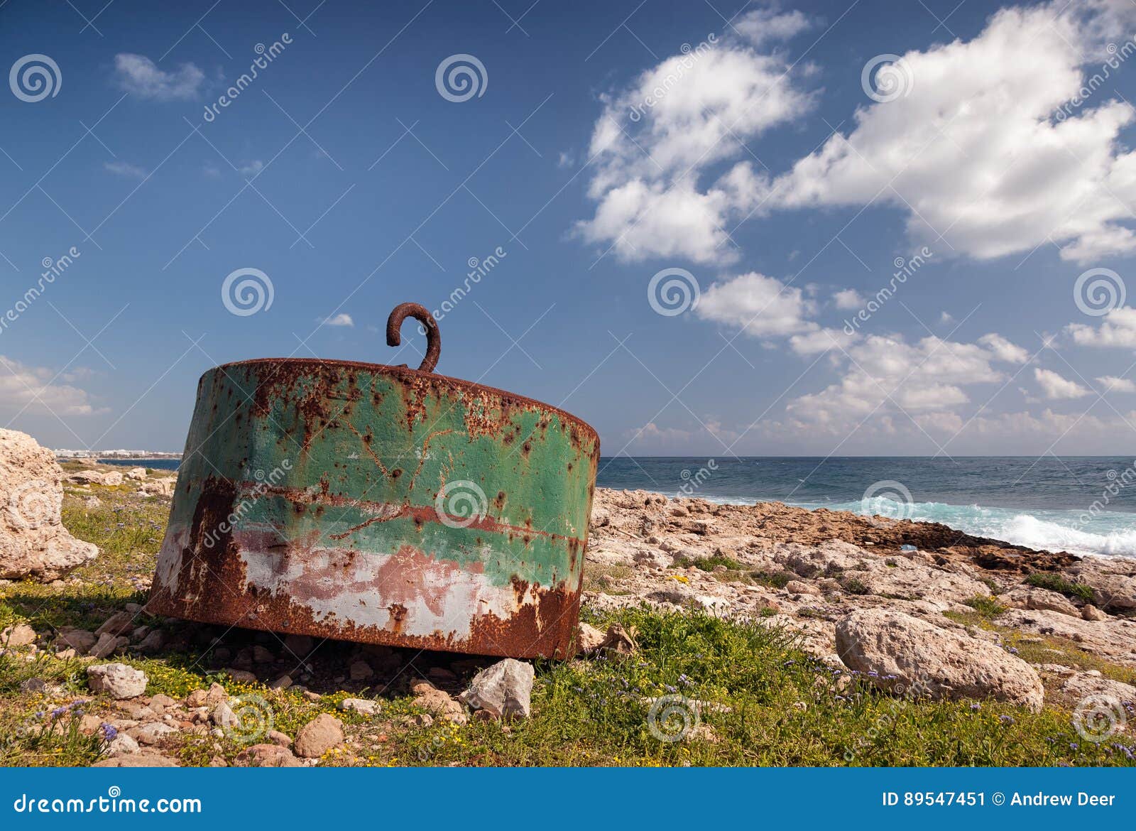 Ocean Buoy Washed Ashore in Cyprus Stock Image - Image of buoy, ashore ...