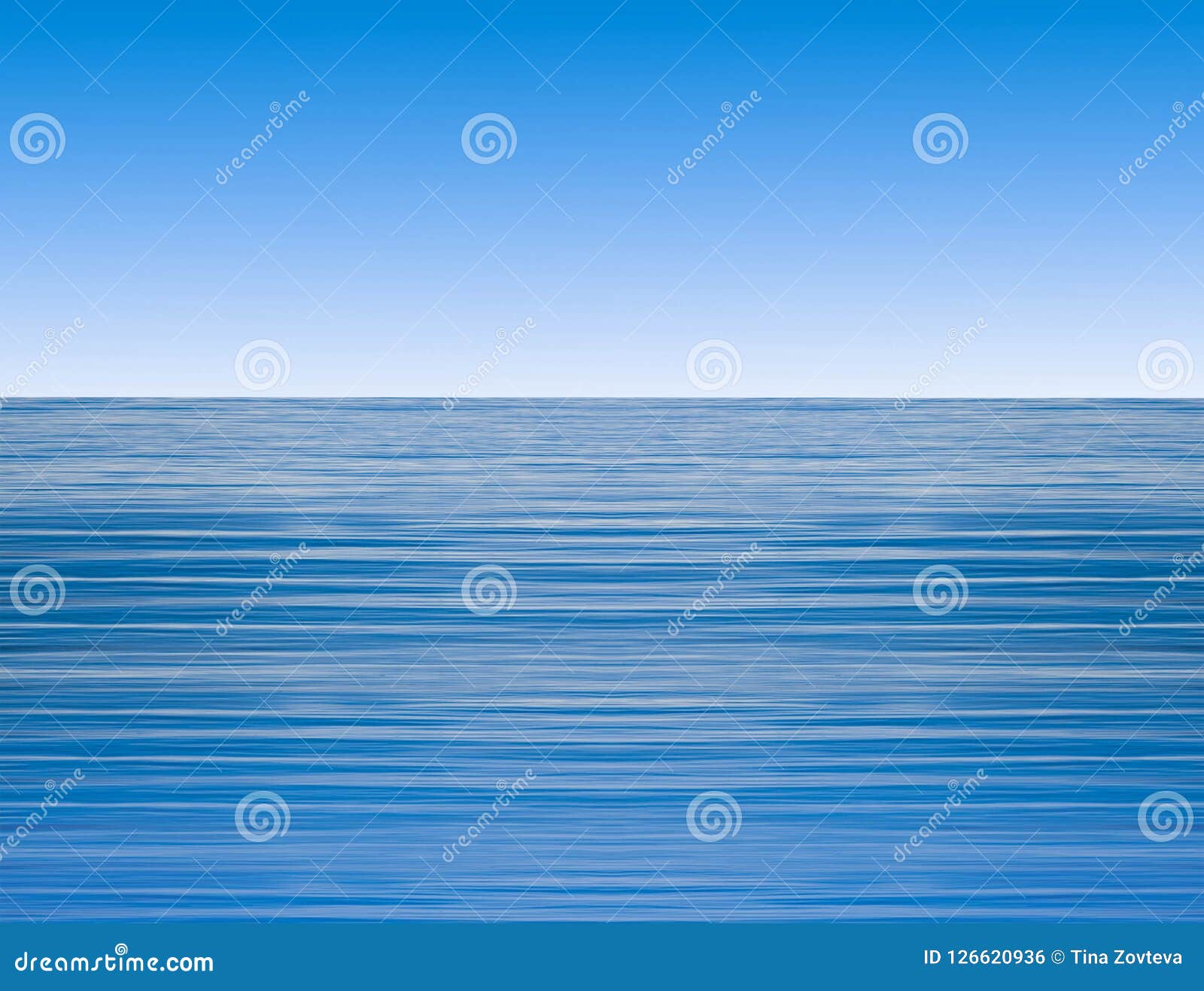 Ocean calm water waves stock illustration. Illustration of natural ...