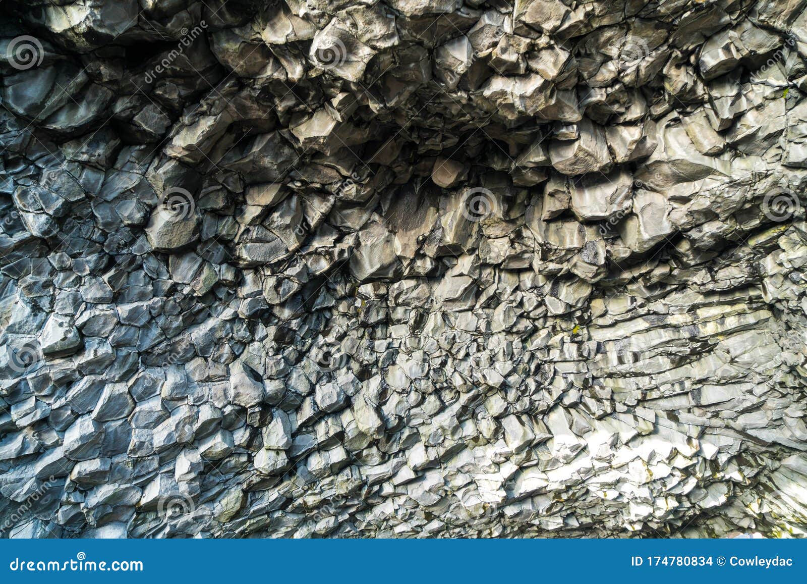 Ocean Cave in Iceland stock photo. Image of travel, basalt - 174780834