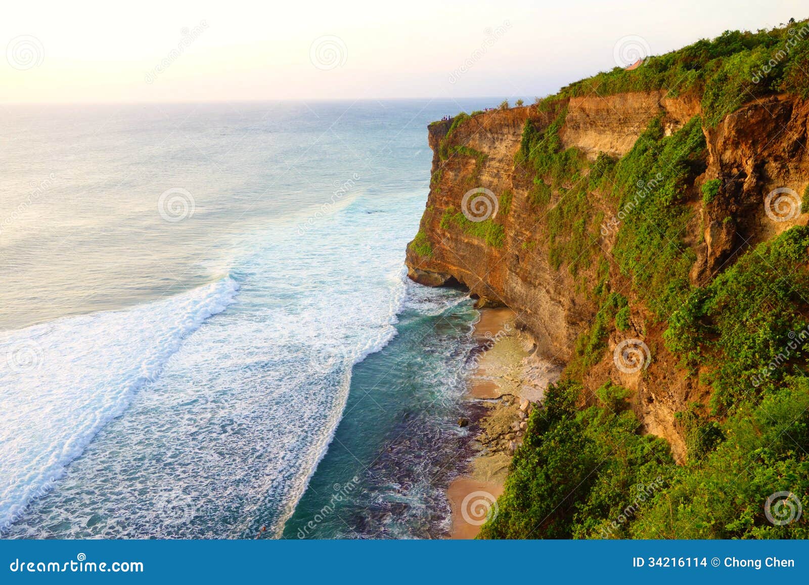 Ocean and cliffs stock photo. Image of moment, landscape - 34216114