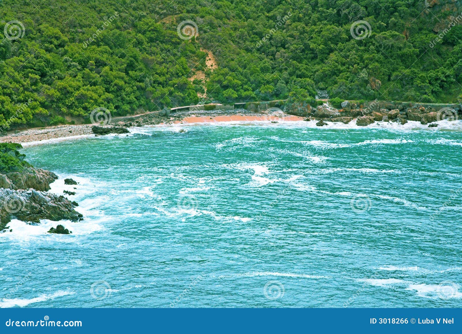 Ocean coast stock photo. Image of ocean, scenery, line - 3018266