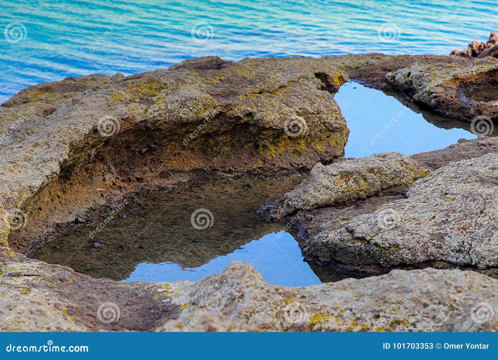 Ocean Coast and Rocks, Surface or Underlying the Soil or Oceans Stock ...