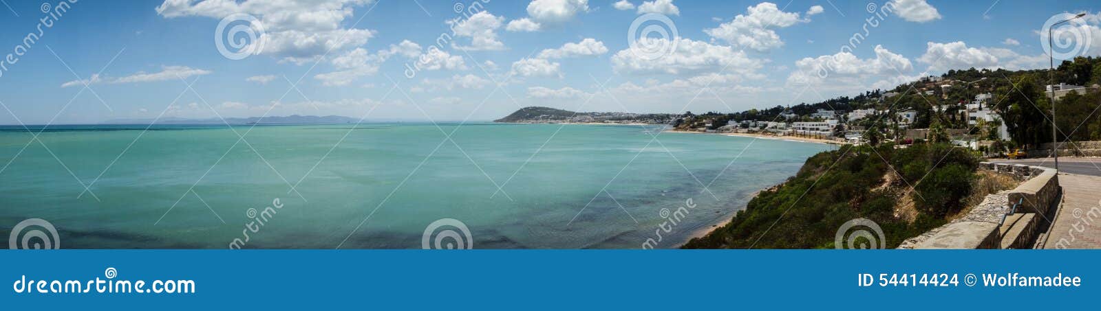 Ocean and Coastline of Carthage, Tunisia Stock Photo - Image of ...