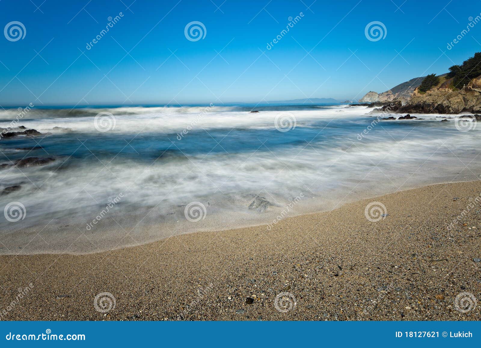 Ocean coastline landscape. stock image. Image of tourist - 18127621