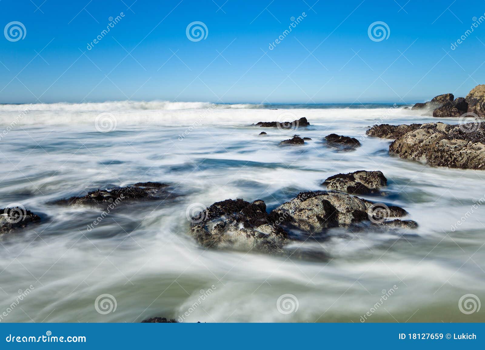 Ocean coastline landscape. stock image. Image of picturesque - 18127659