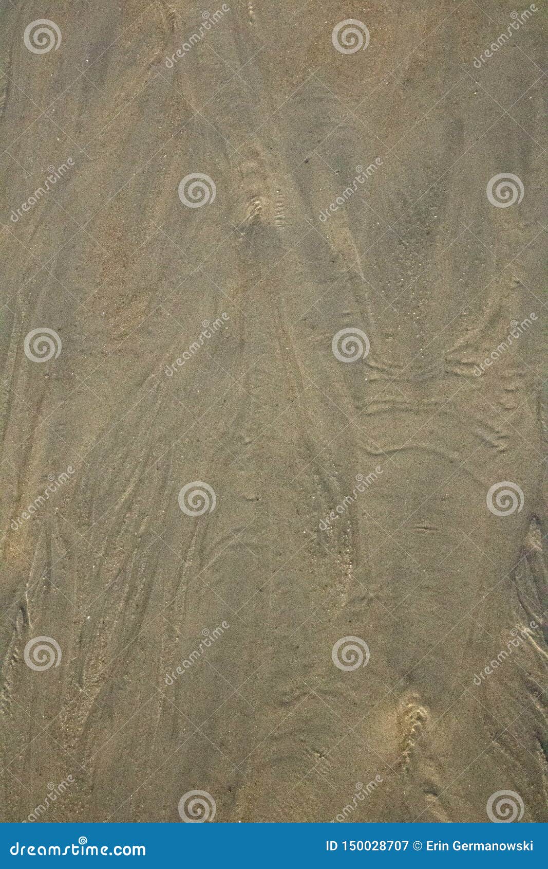 Ocean Created Patterns in the Sand Stock Image - Image of resemble ...