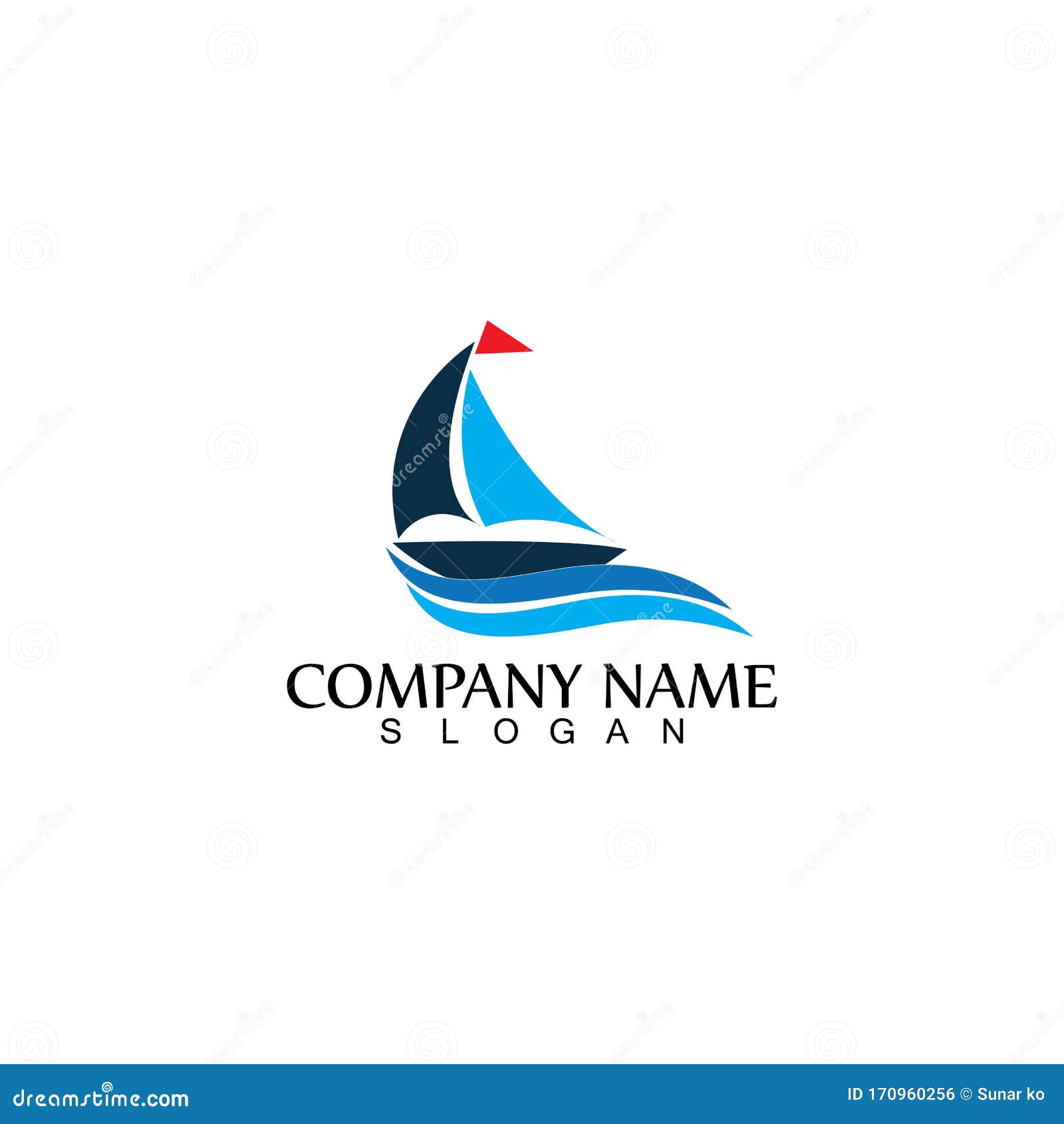 Ocean Cruise Linear Ship Silhouette Simple Linear Logo-vector Stock ...