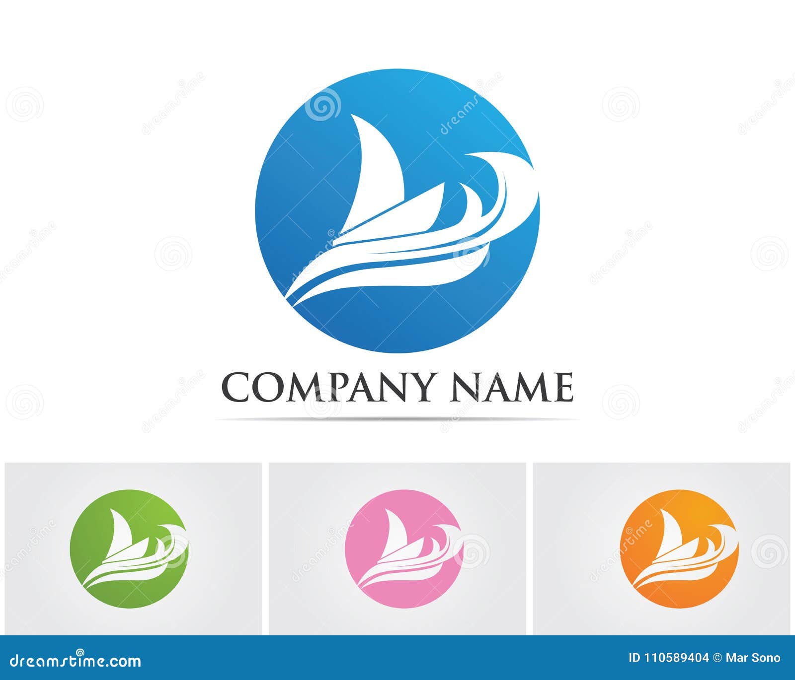 Ocean Cruise Liner Ship Simple Linear Logo Stock Vector - Illustration ...