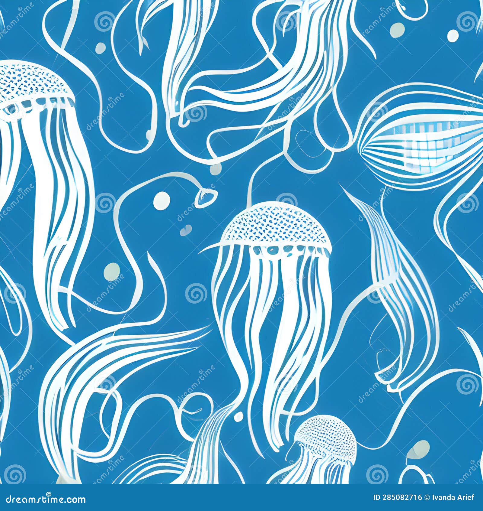 Ocean Draw Random Background, Underwater, Abstract Element Pattern ...