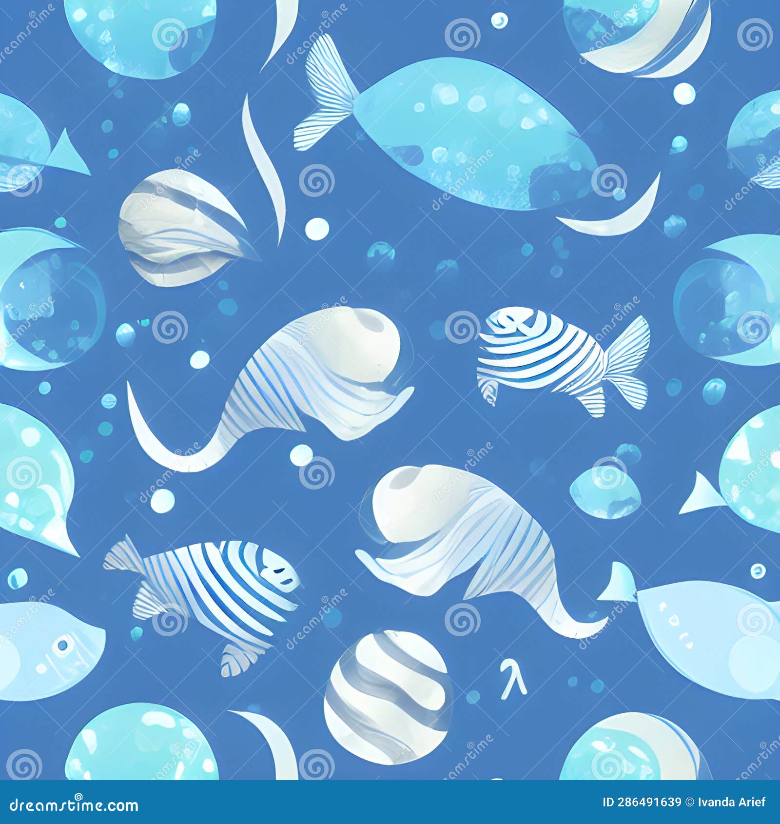 Ocean Draw Random Background, Underwater, Abstract Element Pattern ...