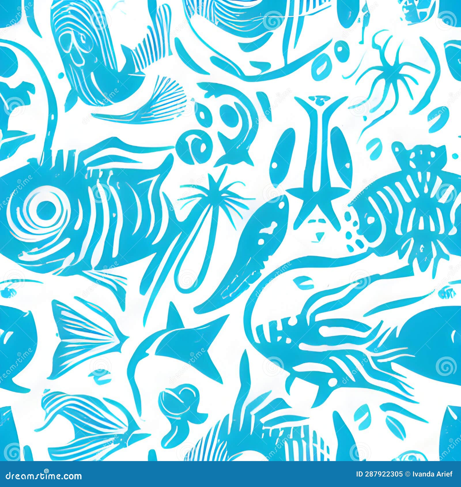Ocean Draw Random Background, Underwater, Abstract Element Pattern ...