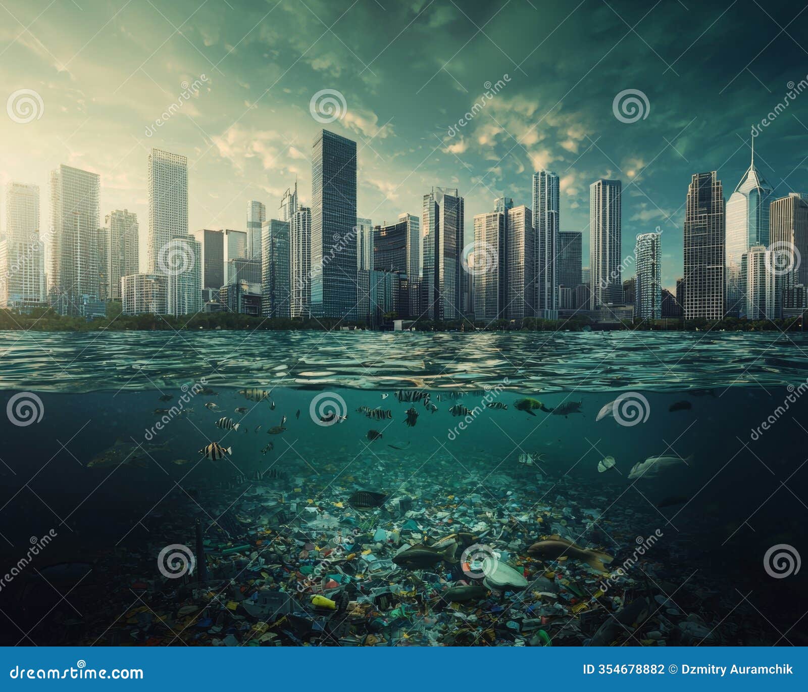 The Ocean Ecosystem Suffers from Plastic Pollution, Discarded Human ...