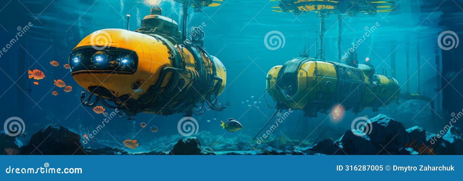 Ocean Exploration Vehicles Include Submarines, Deep Sea Divers and ROVs ...