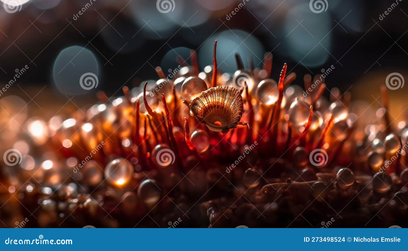 Ocean floor ai generated stock illustration. Illustration of stone ...