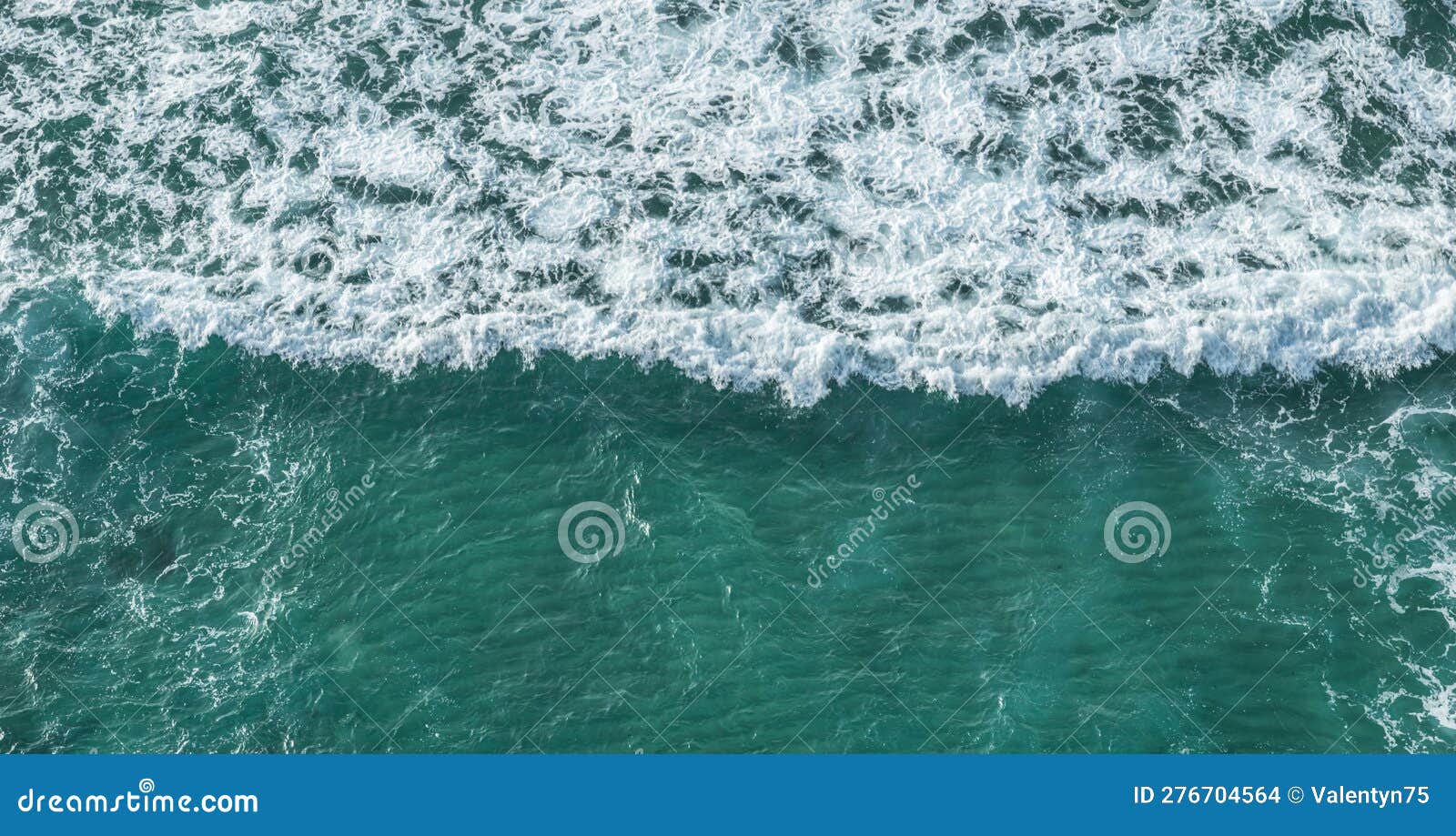 Ocean Foamy Pattern on Water Surface. Top View Stock Photo - Image of ...