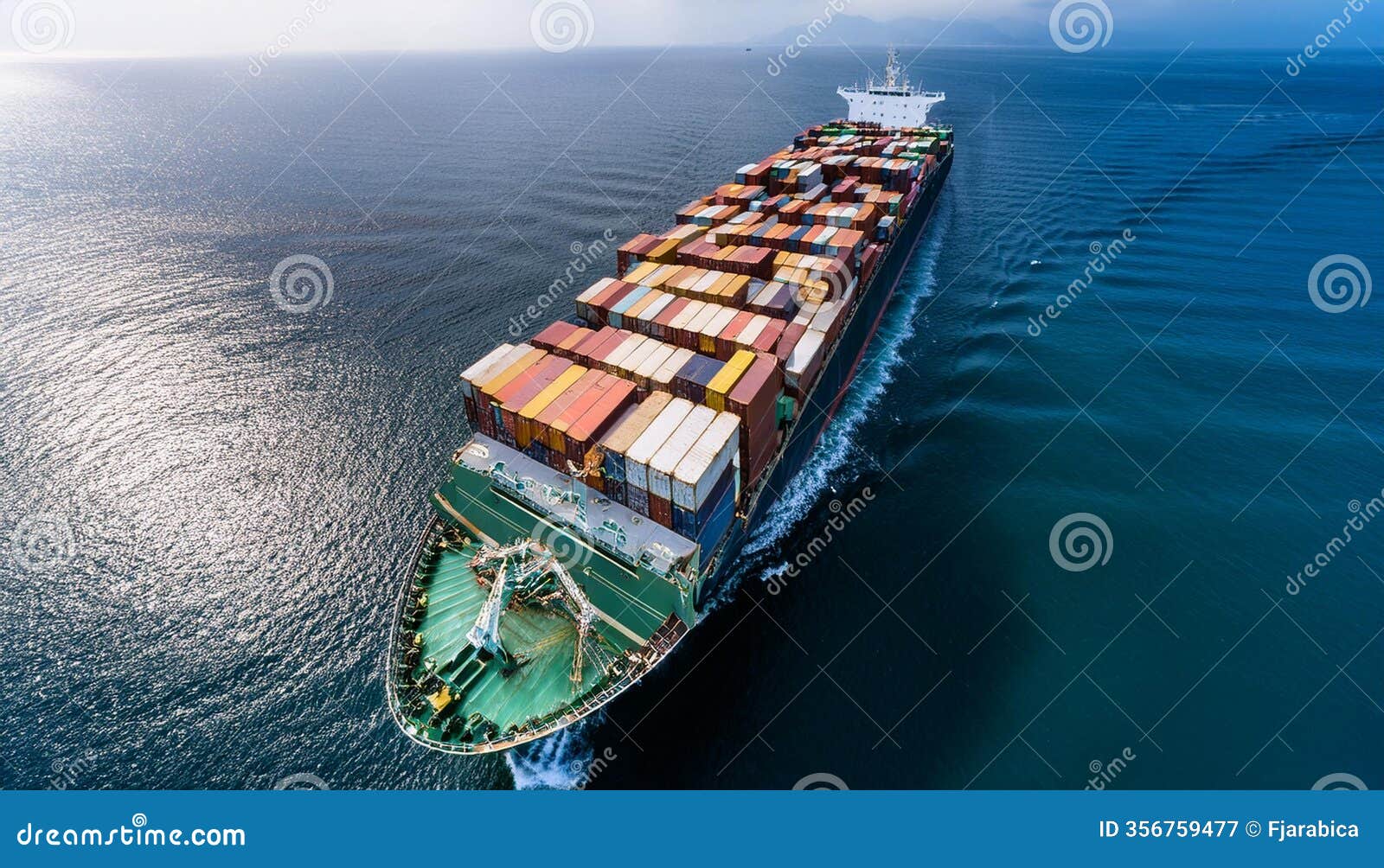 Ocean Freighter With Vibrant Digital Tracers Stock Photography | CartoonDealer.com #363714170