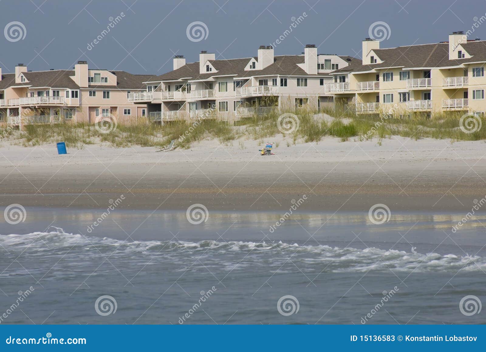 Ocean Front Apartment Buildings Picture. Image: 15136583