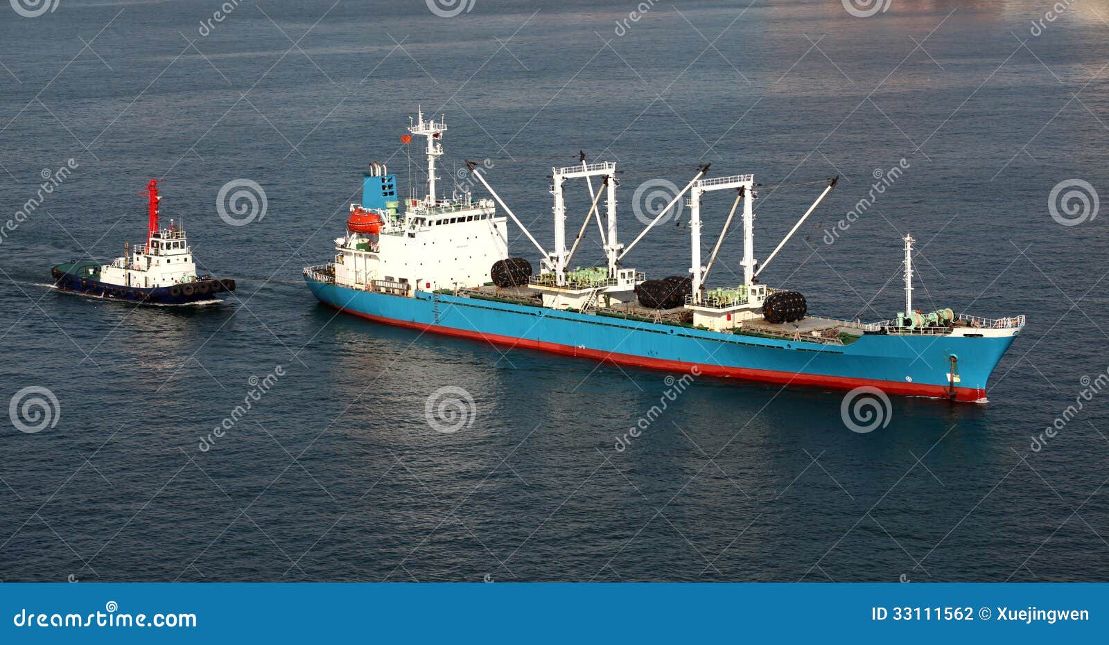 Ocean-going freighters stock photo. Image of industrial - 33111562