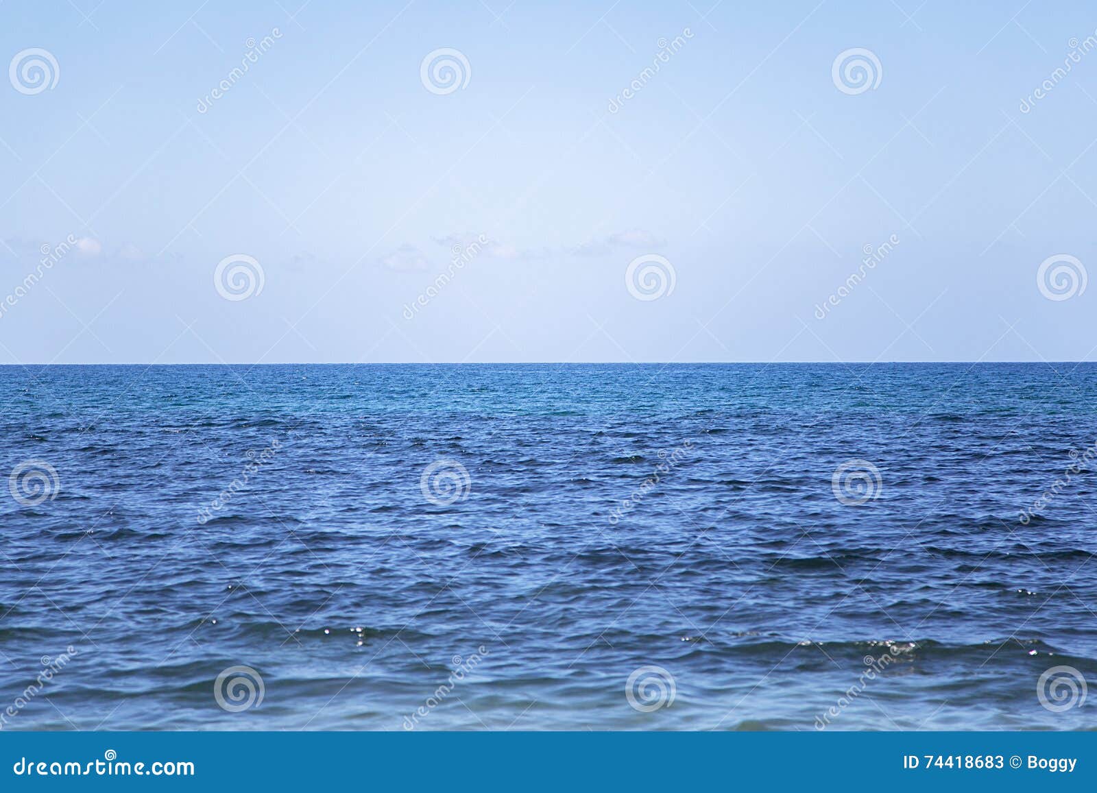 Ocean horizon stock image. Image of blue, surface, landscape - 74418683