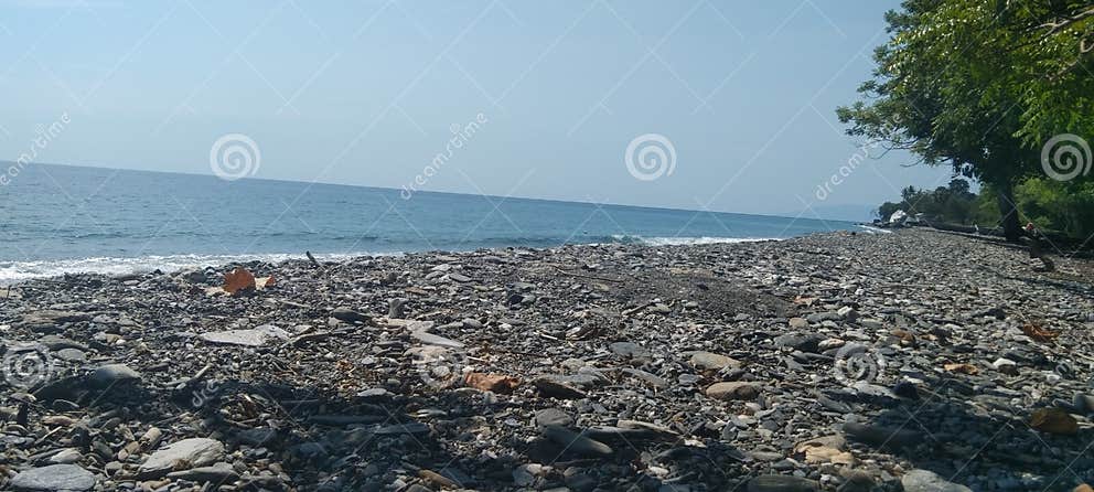 Ocean in Liqueca Timor Leste Beach Stock Photo - Image of beach ...