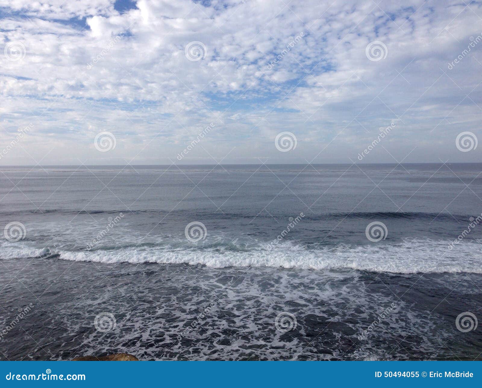 Ocean Meets Sea stock image. Image of water, ocean, clouds - 50494055