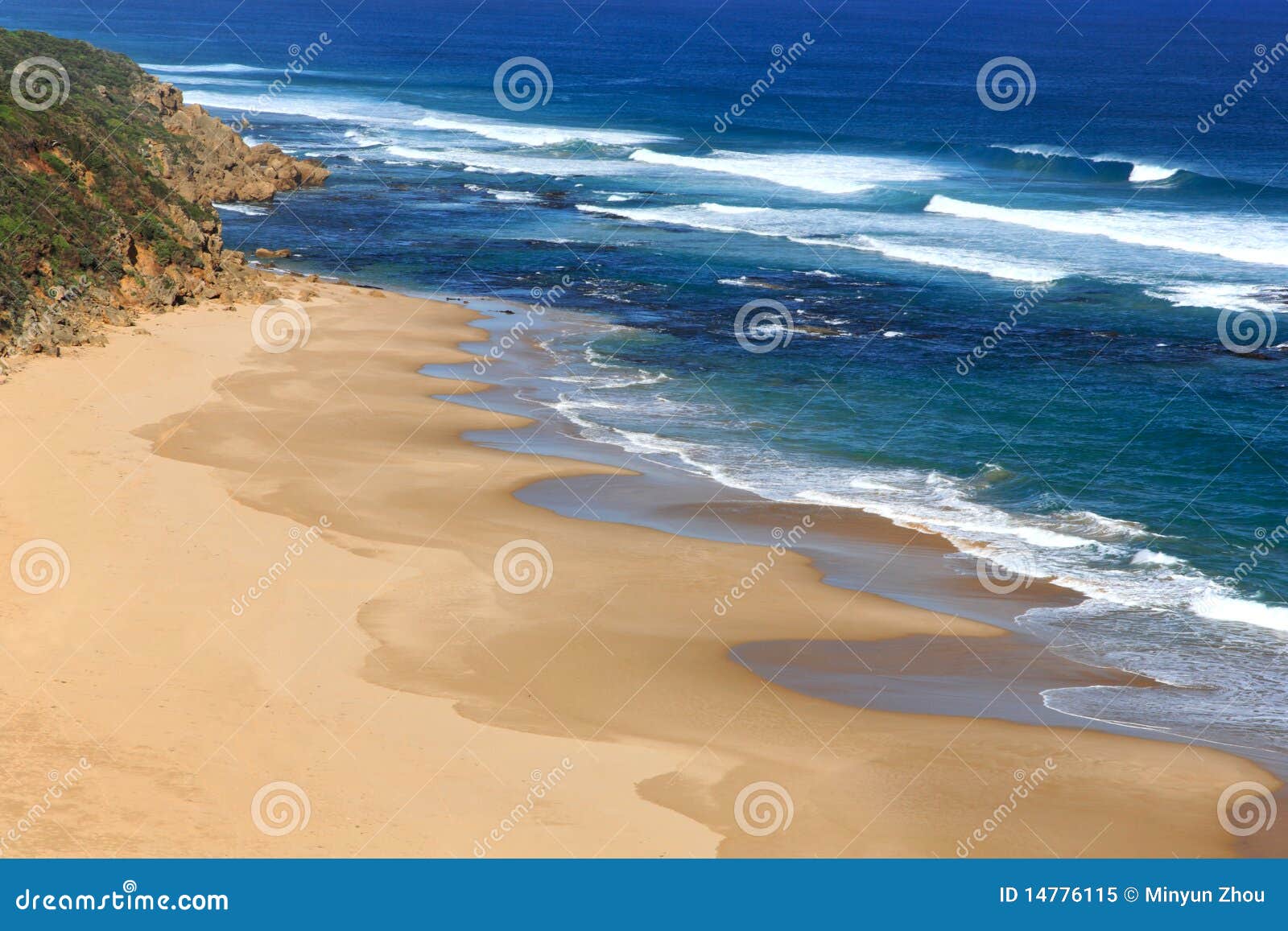 Ocean.Melbourne, Australia stock image. Image of breezy - 14776115