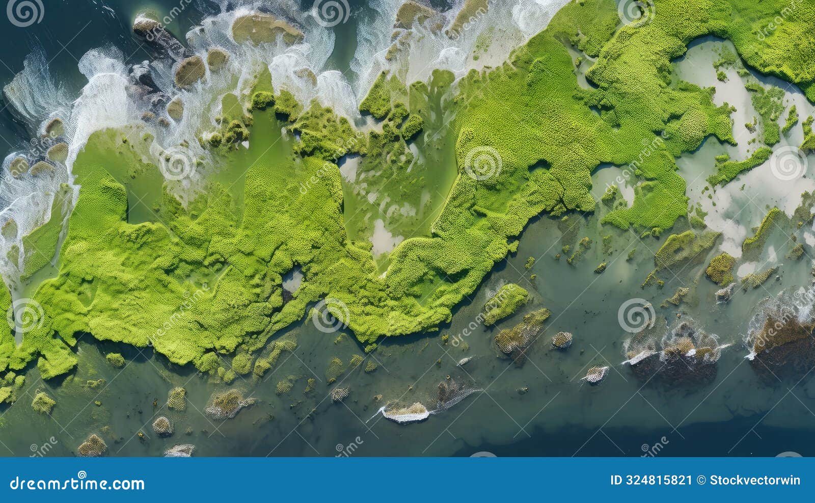 Ocean micro algae stock image. Image of photograph, ecosystem - 324815821