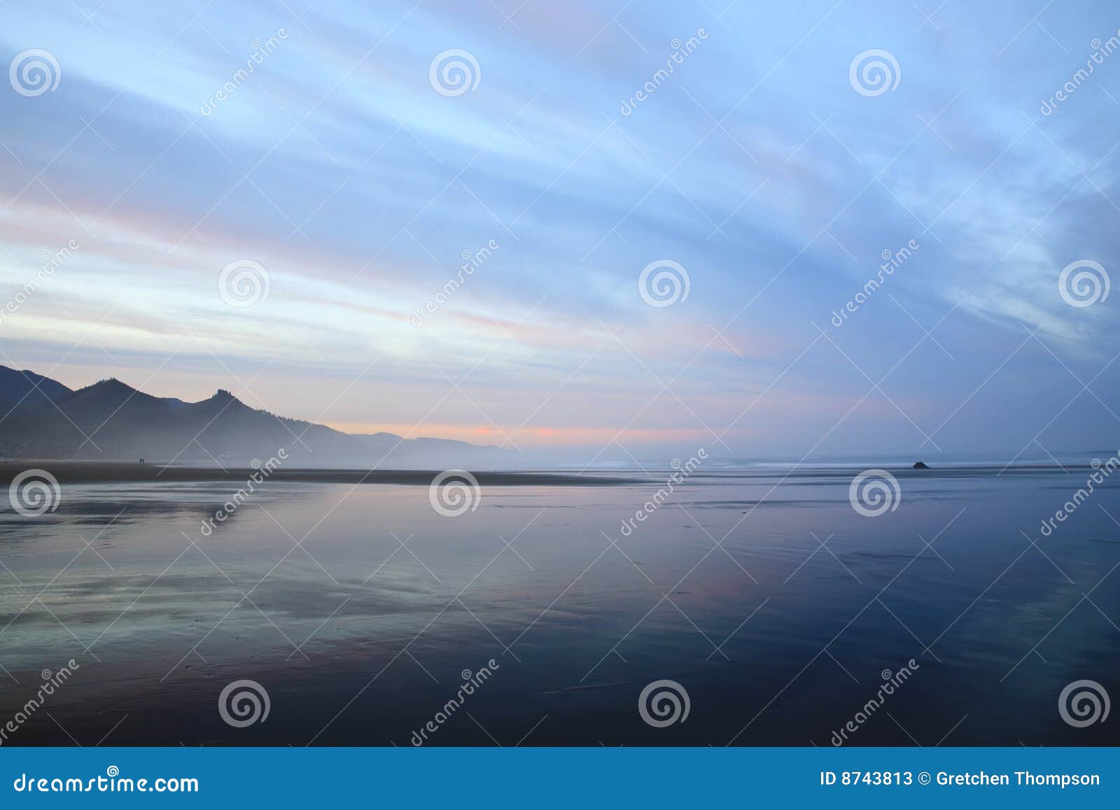 Ocean Morning stock image. Image of waves, ocean, beach - 8743813