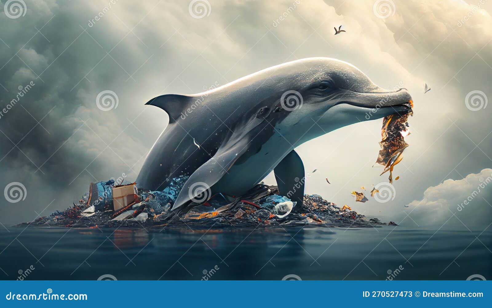 Water Pollution Dolphins