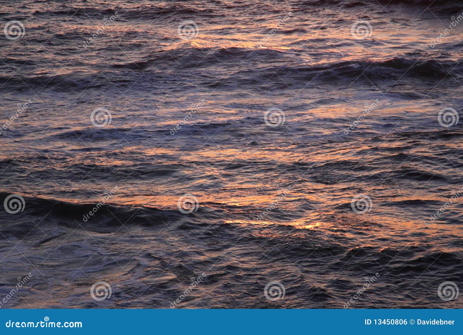 Ocean Reflections at Sunset Stock Photo - Image of coast, contrast ...