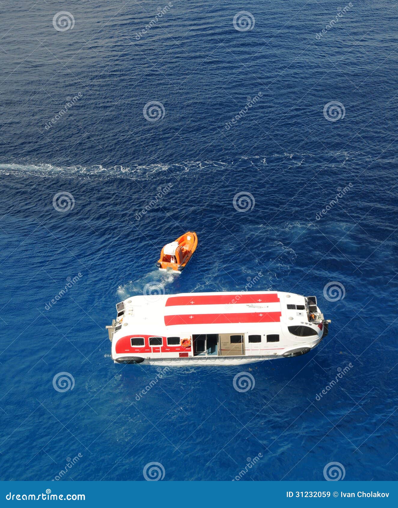 Ocean rescue operation stock image. Image of boats, operation - 31232059