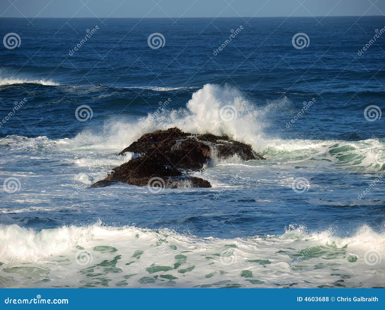 Ocean rock stock photo. Image of nature, crashing, waves - 4603688