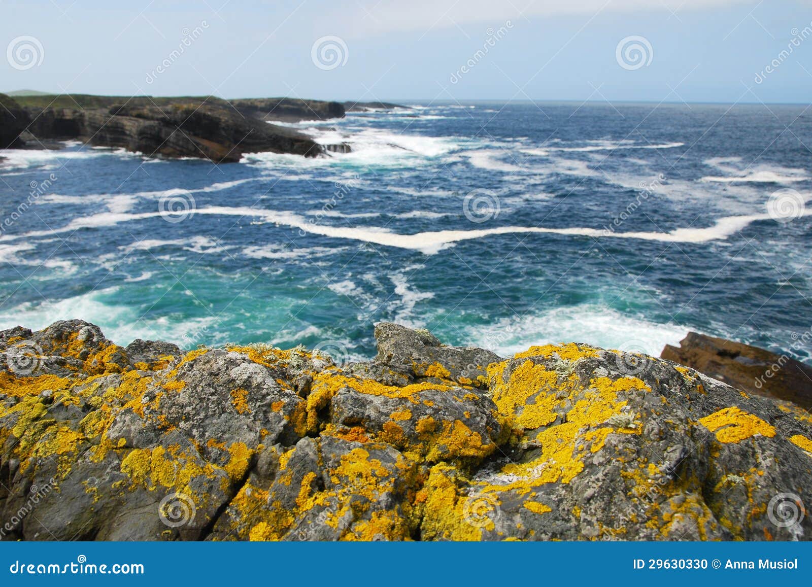 Ocean and rocks stock photo. Image of water, cliff, yellow - 29630330