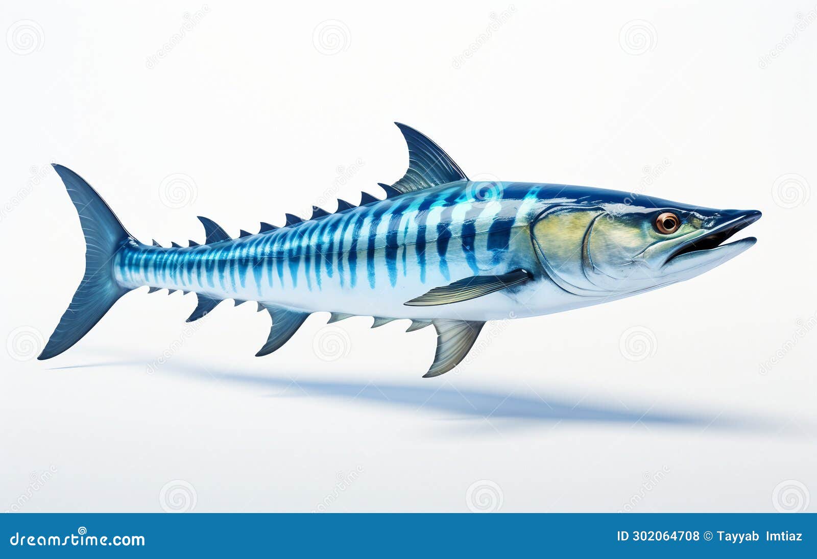 Ocean's Fastest Fish Wahoo Fish Isolated On Transparent Background ...