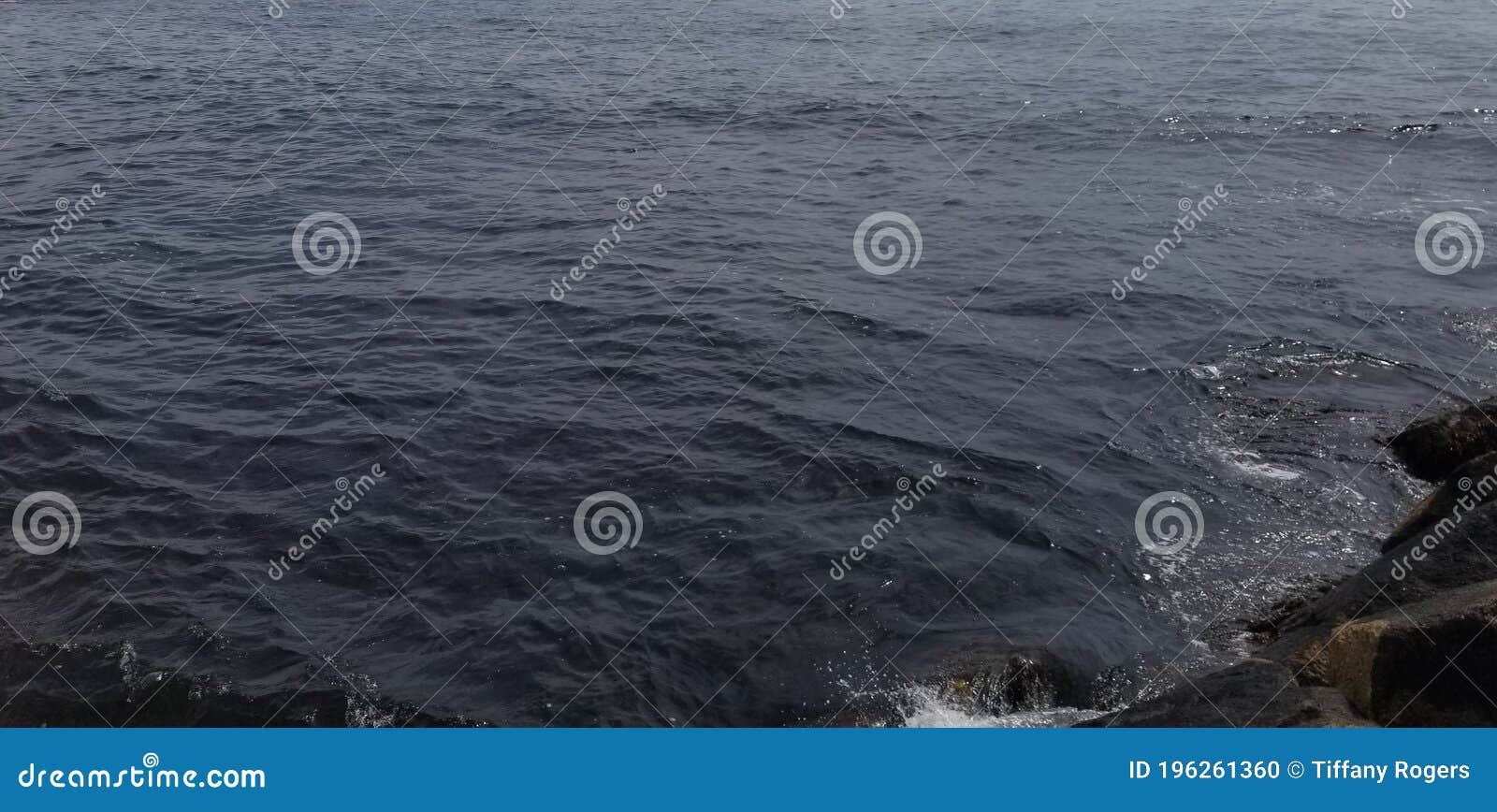 Ocean scene with rocks stock photo. Image of rocks, scene - 196261360