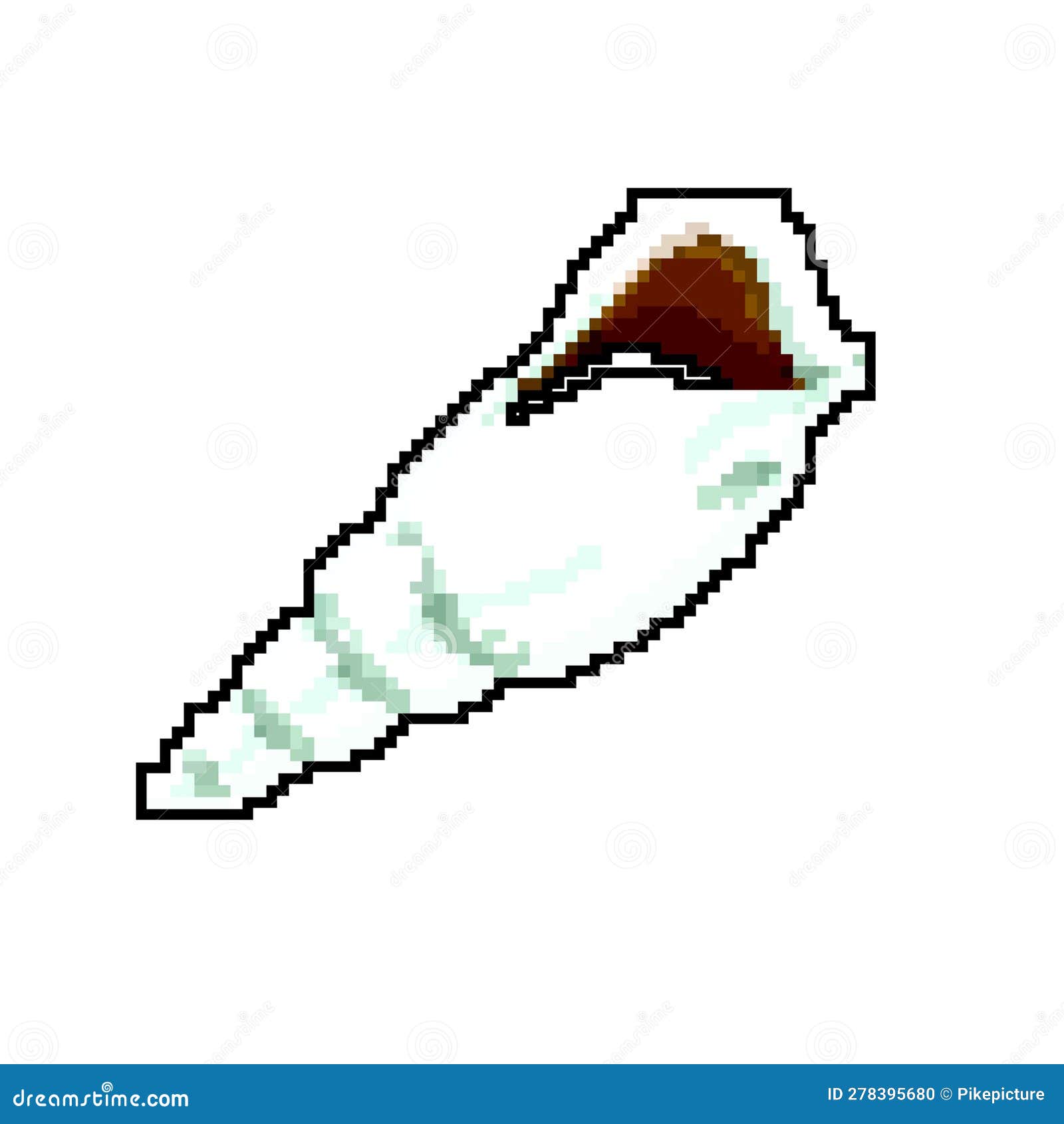 Ocean Sea Shell Game Pixel Art Vector Illustration Stock Vector ...