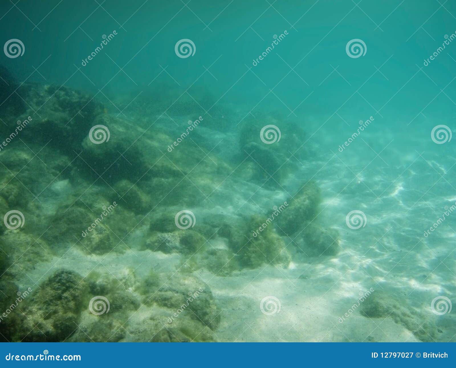 Ocean seabed stock image. Image of motion, sand, color - 12797027