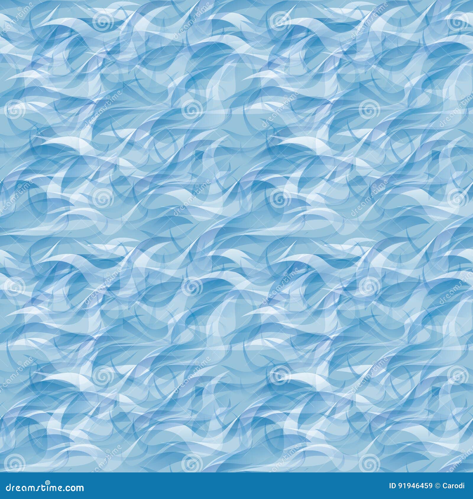Ocean Seamless Pattern, Vector Stock Vector - Illustration of cover ...