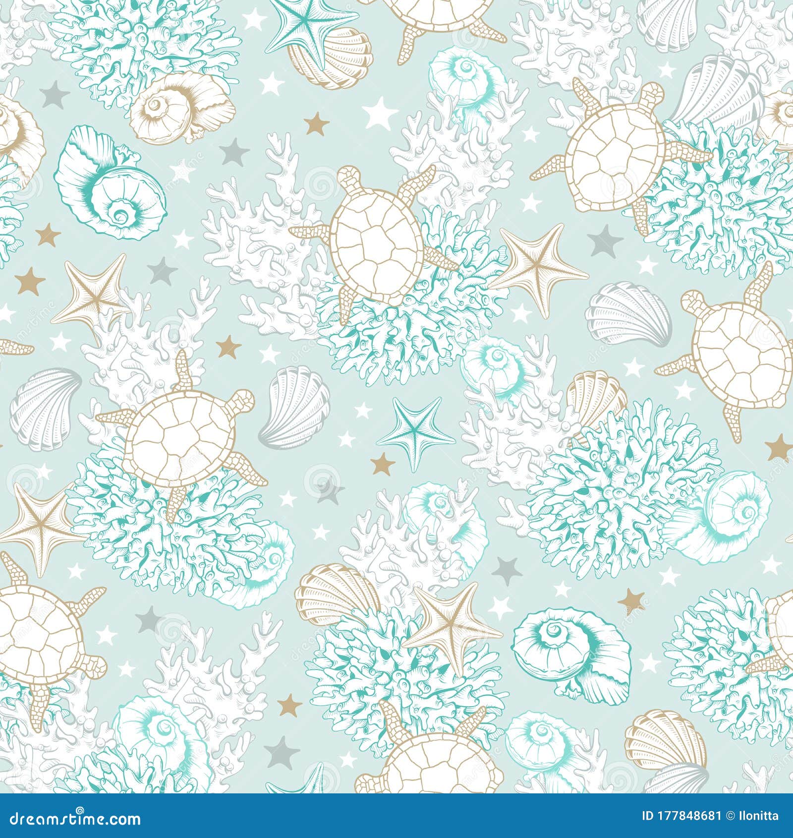 Marine Pattern Background Stock Illustrations – 105,670 Marine Pattern ...