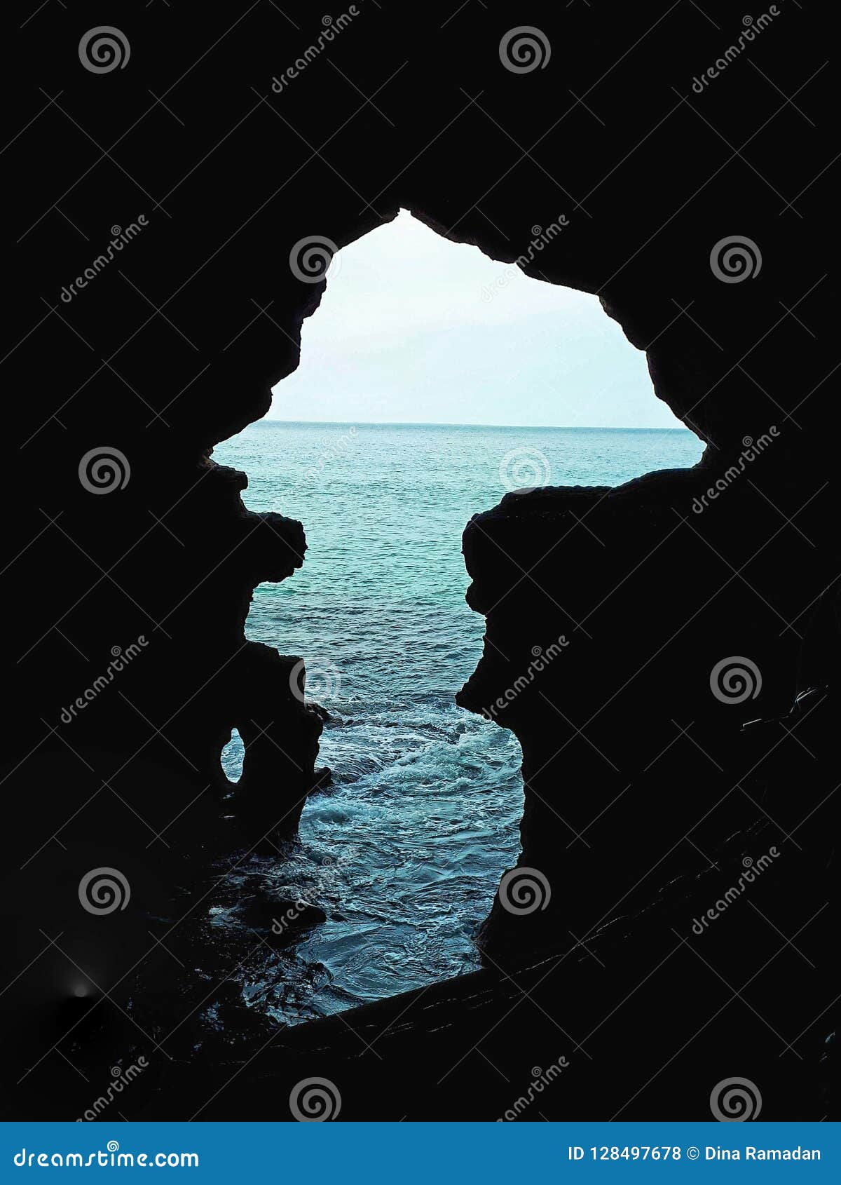 Ocean seen stock photo. Image of travel, landscape, waves - 128497678