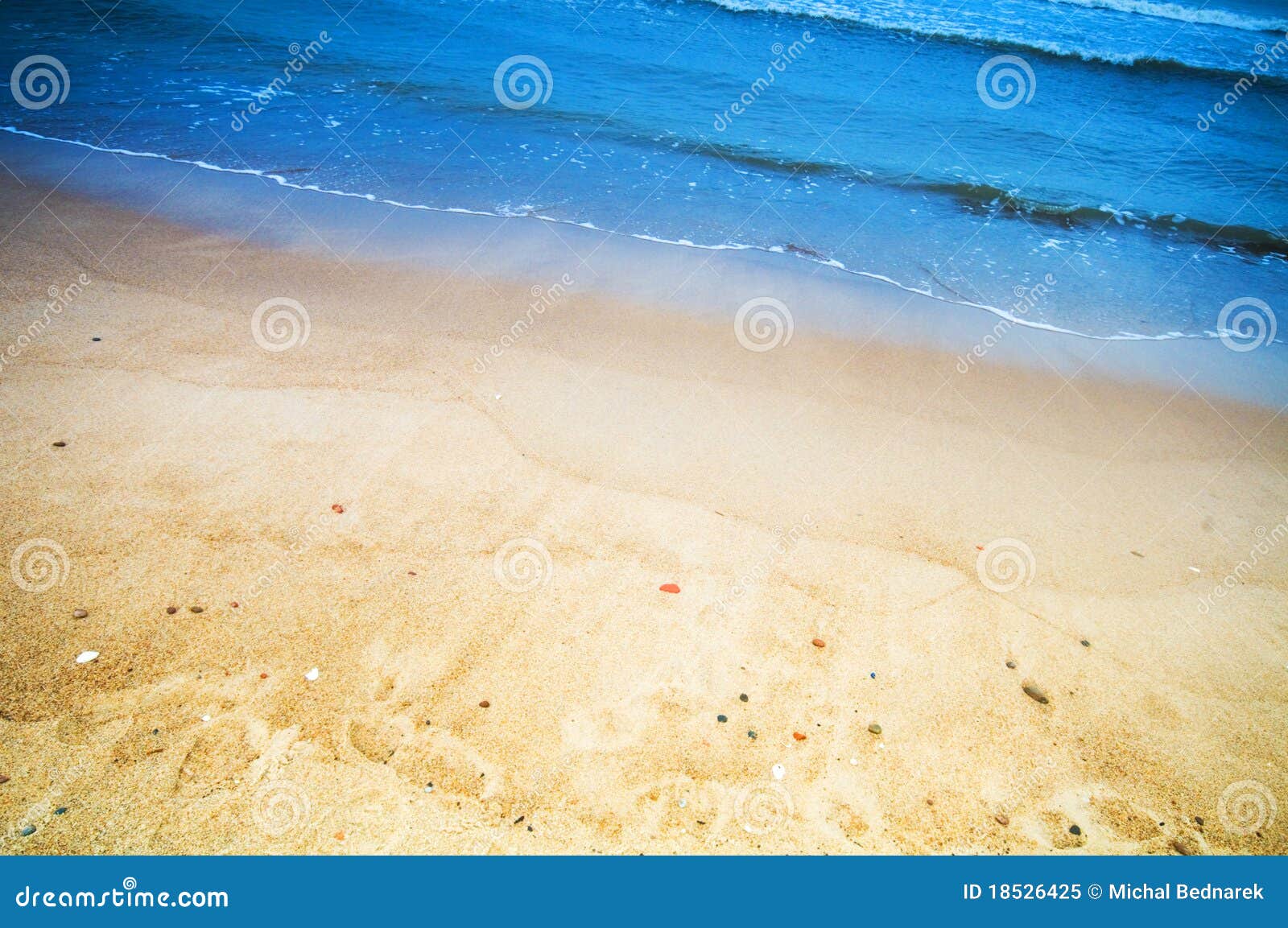 Ocean Shore, Sand and Waves Stock Image - Image of holidays, tropical ...