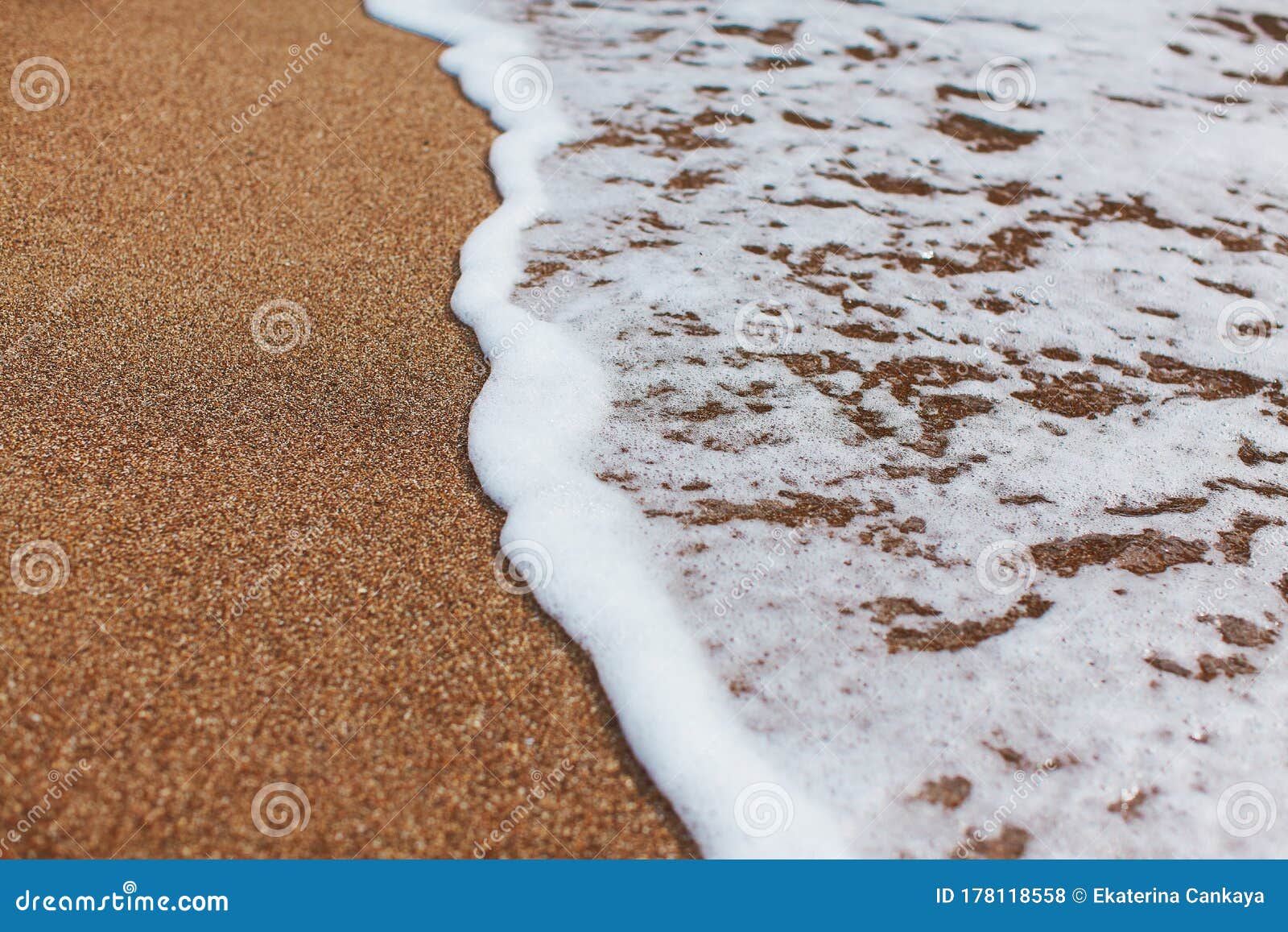 Ocean Side Beautiful Beach Details Pebbles and Sand Stock Photo - Image ...