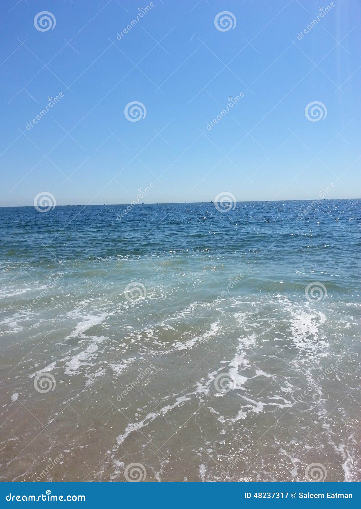Ocean side view stock image. Image of summer, jersey - 48237317