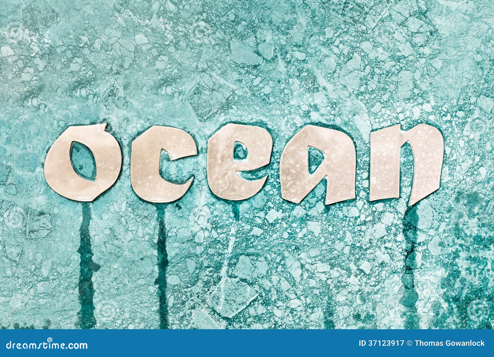 Ocean sign stock image. Image of fresh, wall, concept - 37123917