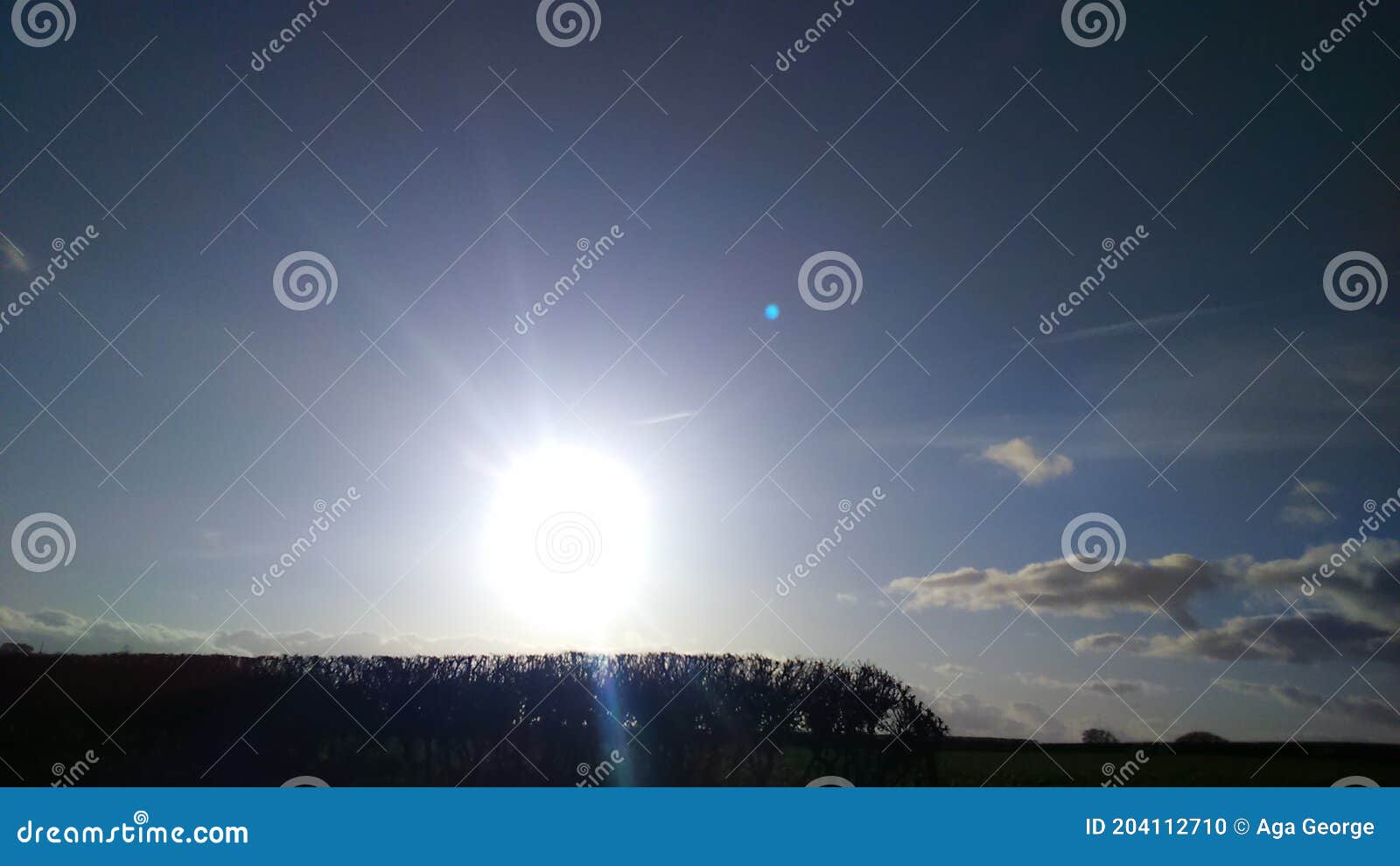 Ocean sky blue sun perfect stock photo. Image of dusk - 204112710
