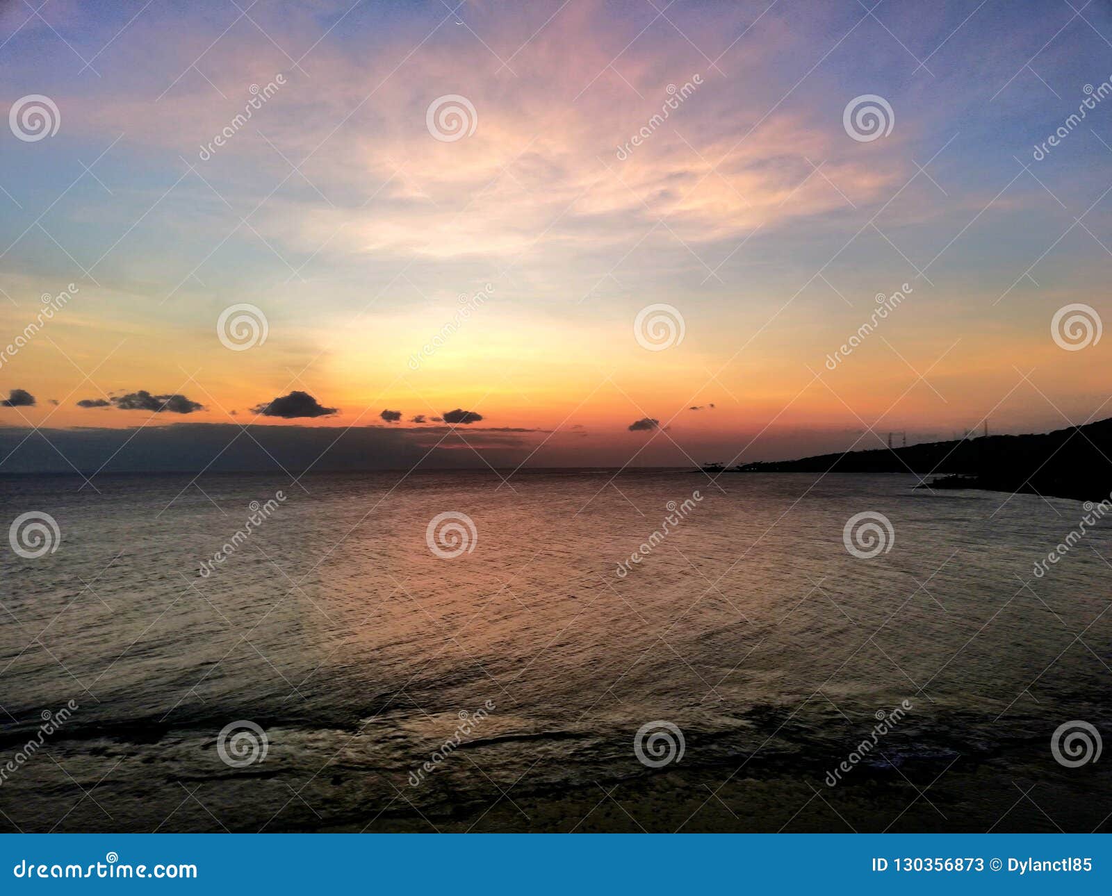 Ocean sky stock image. Image of beach, water, ocean - 130356873
