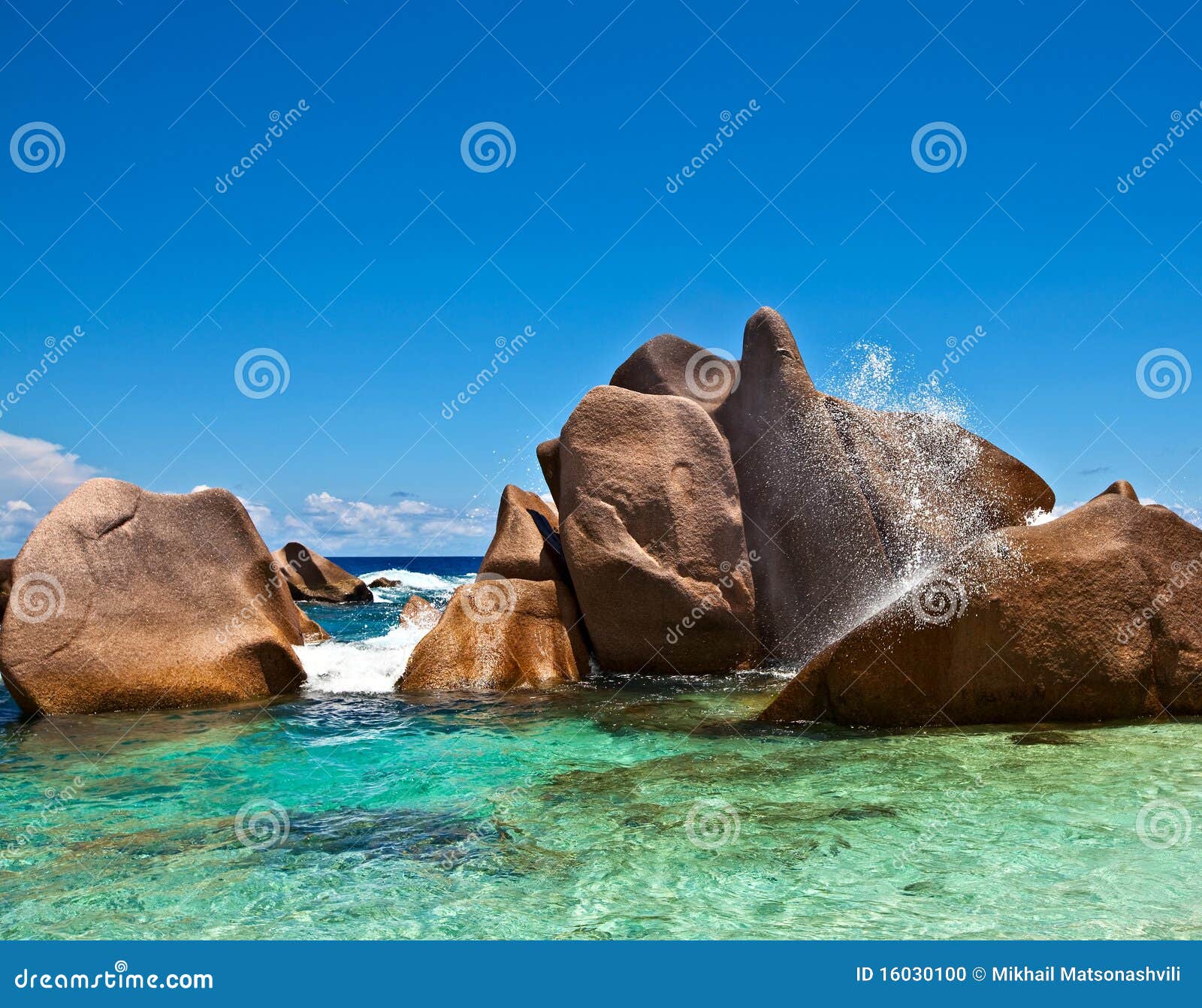 Ocean splash stock photo. Image of cliff, africa, tropical - 16030100