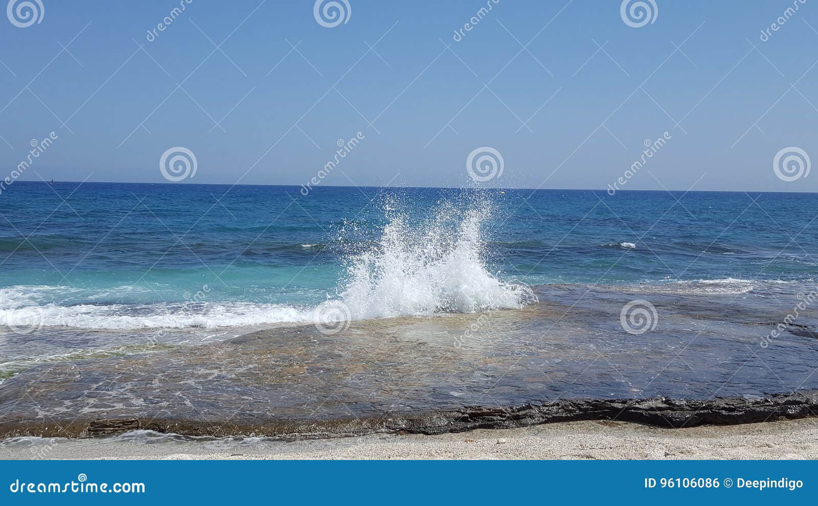 Ocean spray stock photo. Image of crete, froth, wave - 96106086