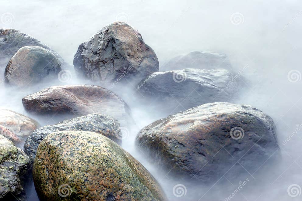 Ocean stones stock photo. Image of stones, lanscape, beach - 1108330