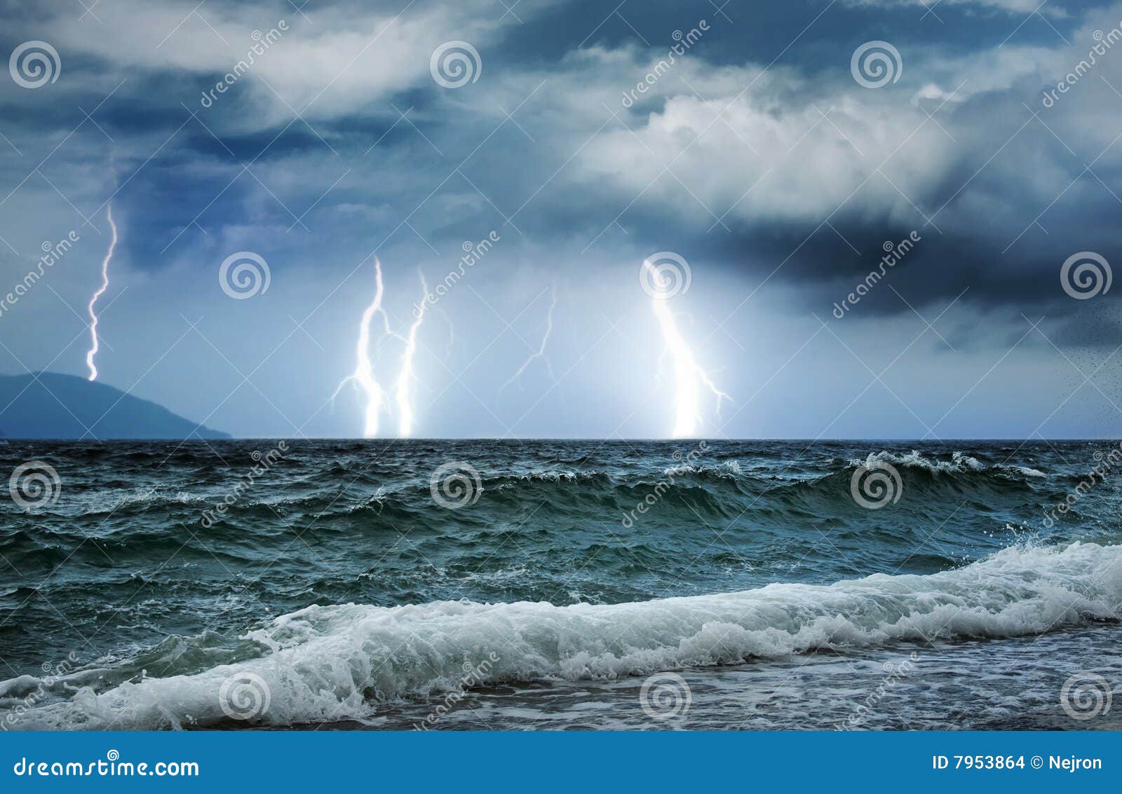 Ocean storm stock photo. Image of dangerous, crash, copyspace - 7953864
